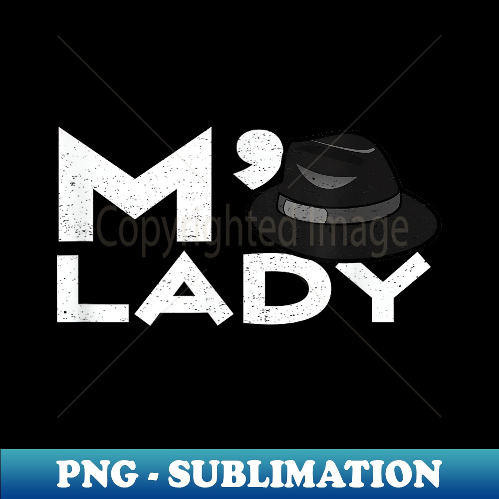 M'Lady Tips Fedora Milady Neckbeard - Sublimation-Ready PNG | Inspire ...