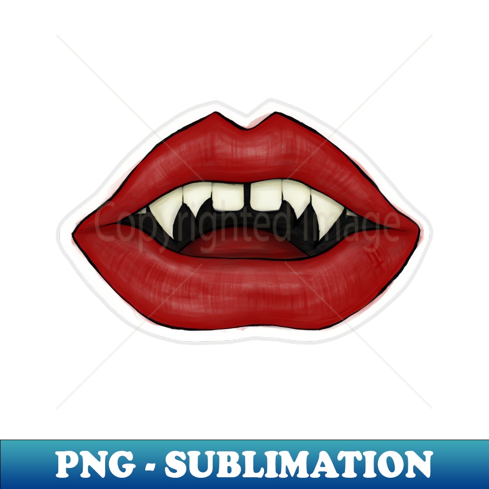 Vampire Teeth - Signature Sublimation PNG File | Inspire Uplift