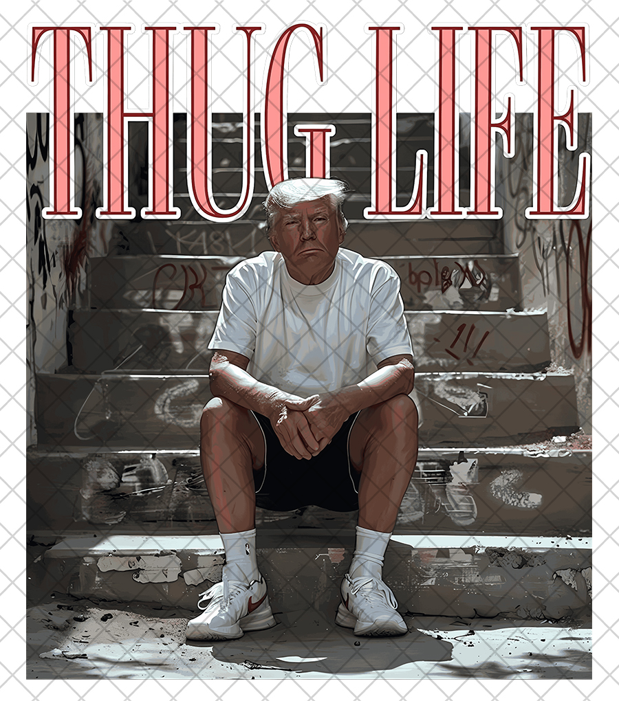 Trump Thug Life Digital File, Trump Png, Thug Life png, Dona | Inspire ...
