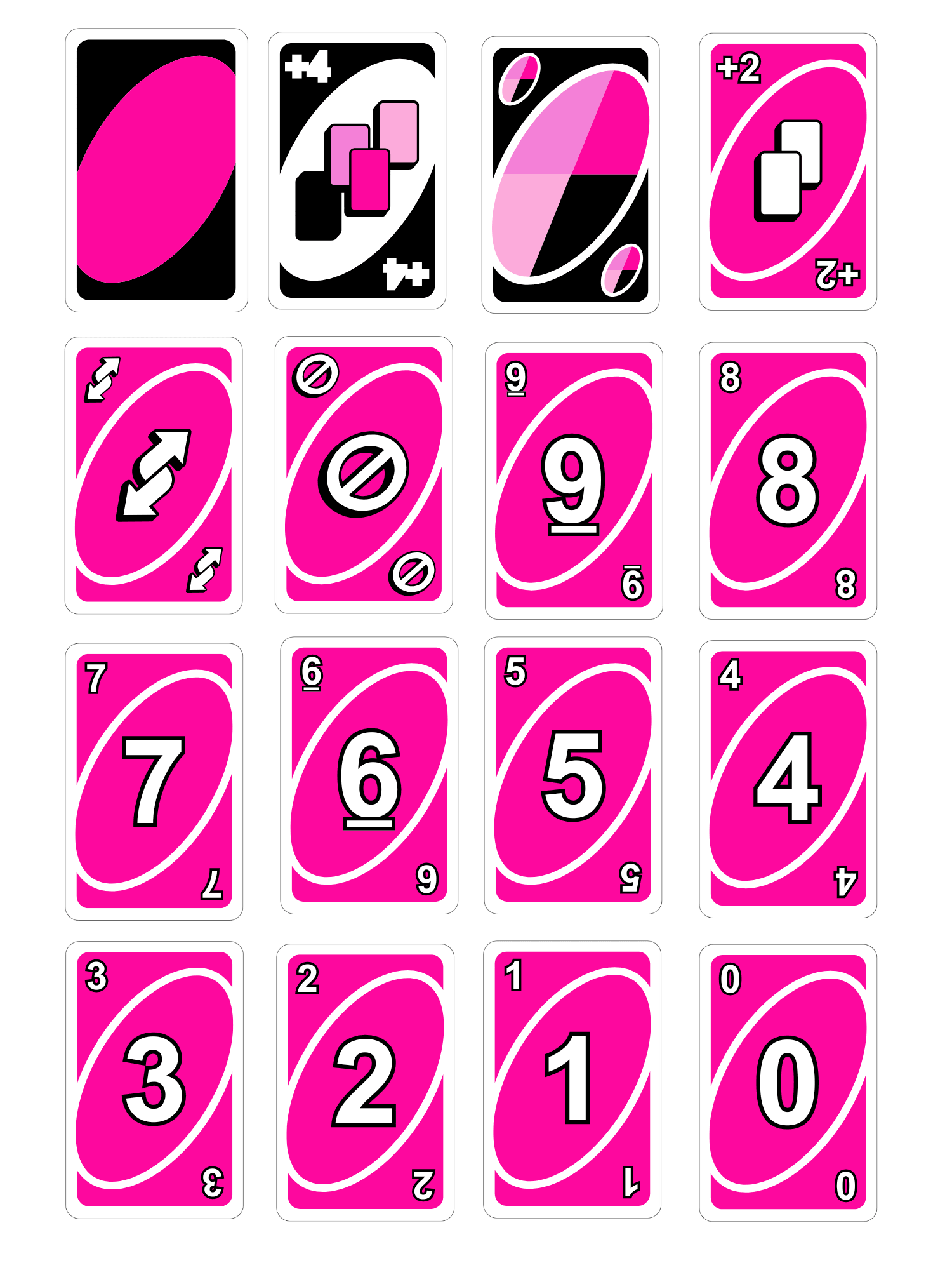 Custom Doll Uno Cards and box Template, Fully editable | Inspire Uplift