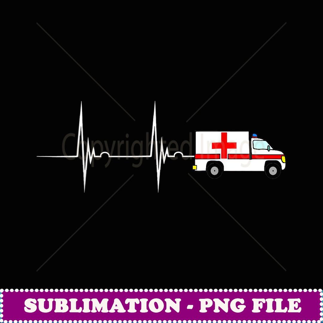 Emergency Care Ambulance Driver Services Heartbeat EKG Pulse | Inspire ...