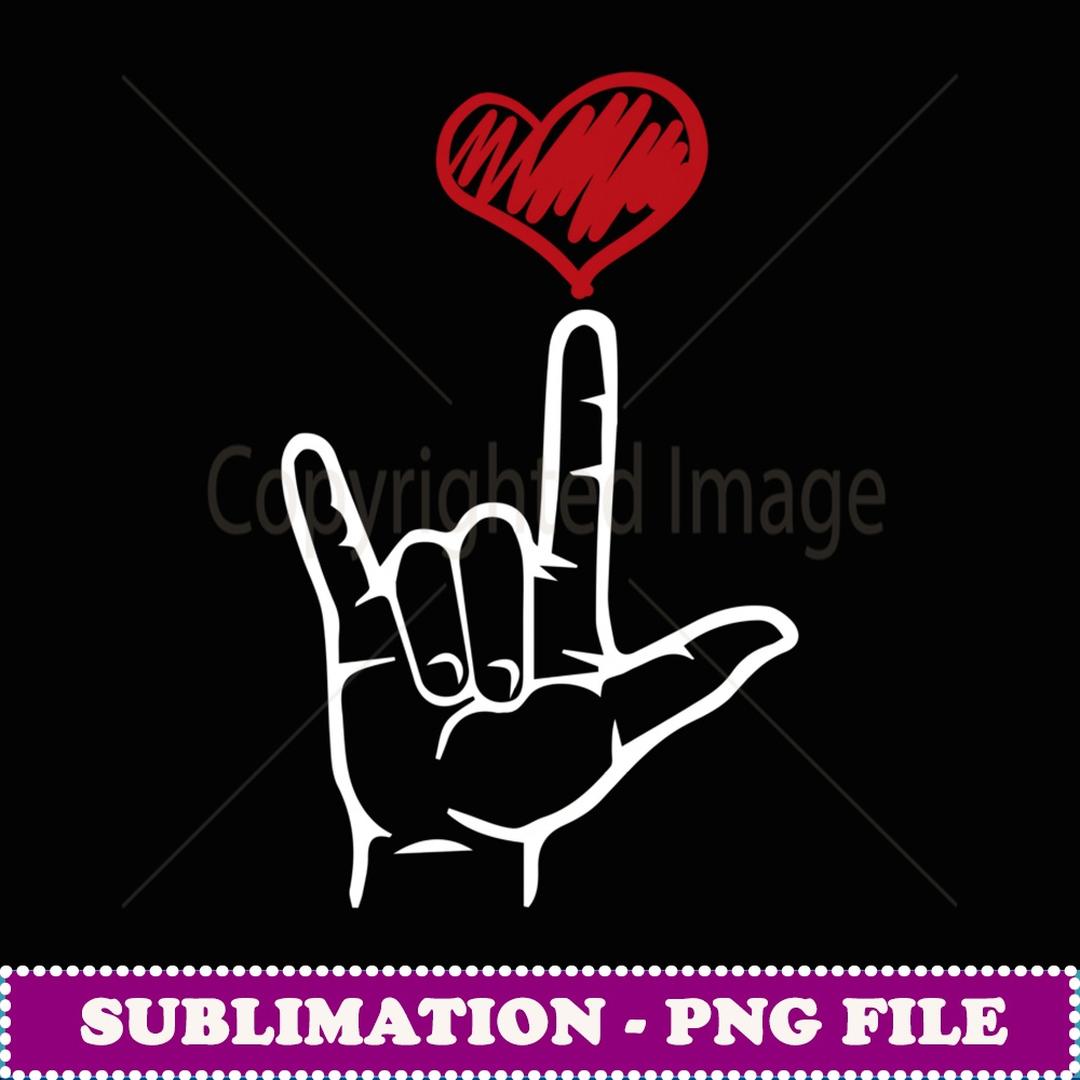ASL I Love You Hand Heart American Sign Language - High-Reso | Inspire ...