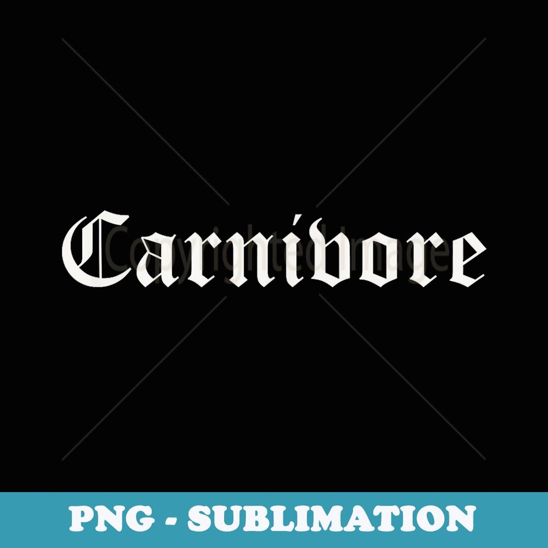 Carnivore Diet Meat Eater Food Zero-Carb Halloween - PNG Sub | Inspire ...