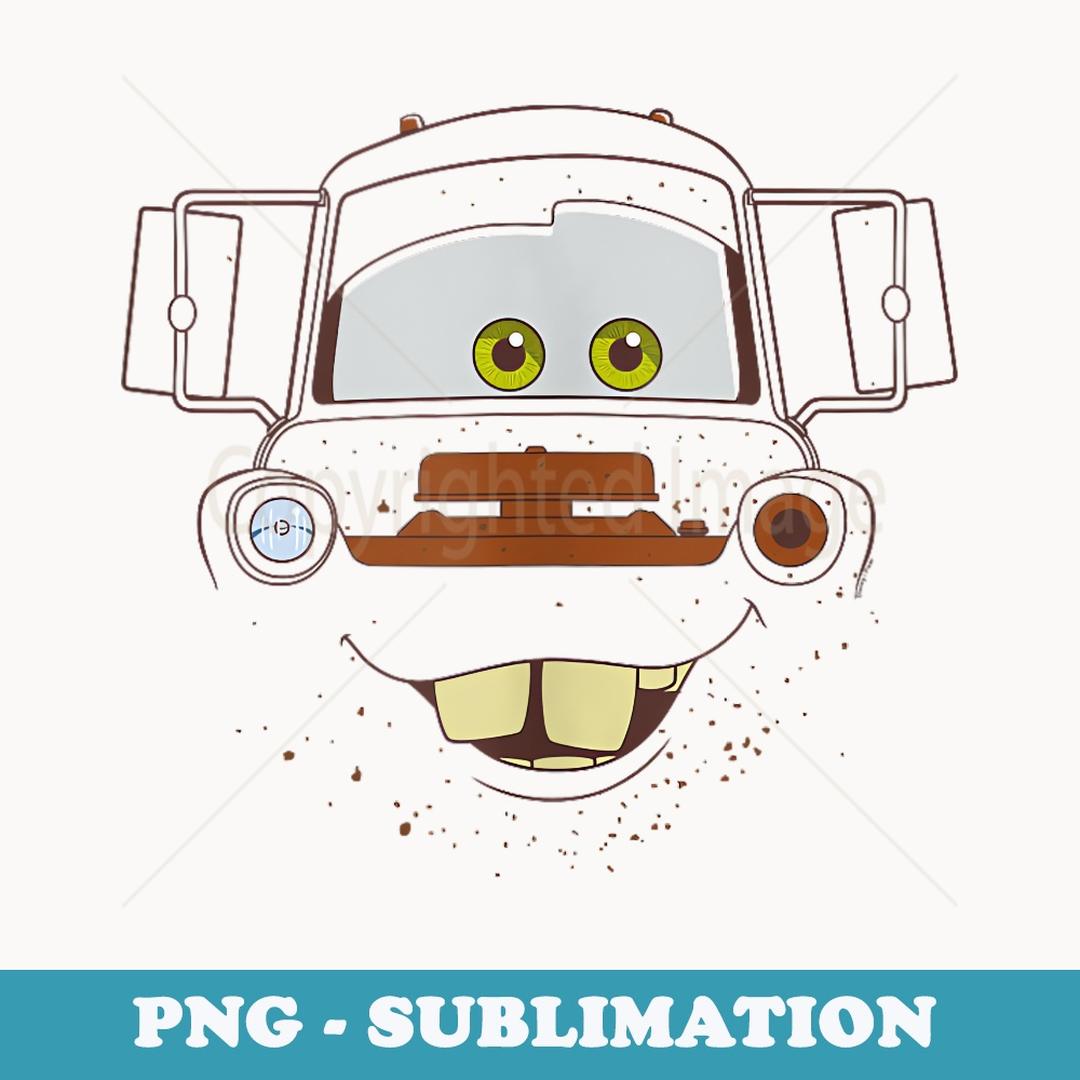 Disney Pixar Cars Tow Mater Big Face Outline Portrait - Spec | Inspire ...