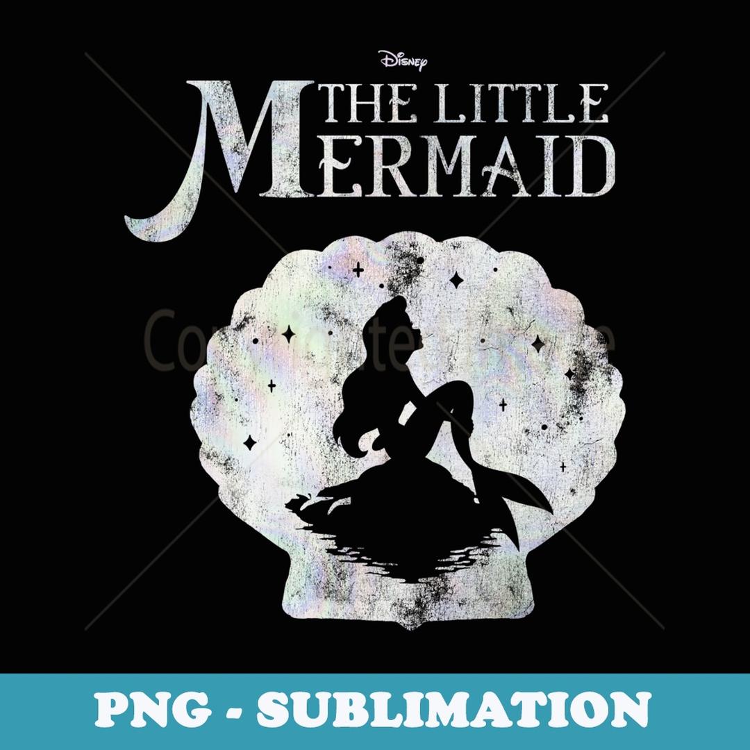 Disney The Little Mermaid Ariel Seashell Silhouette - Trendy | Inspire ...