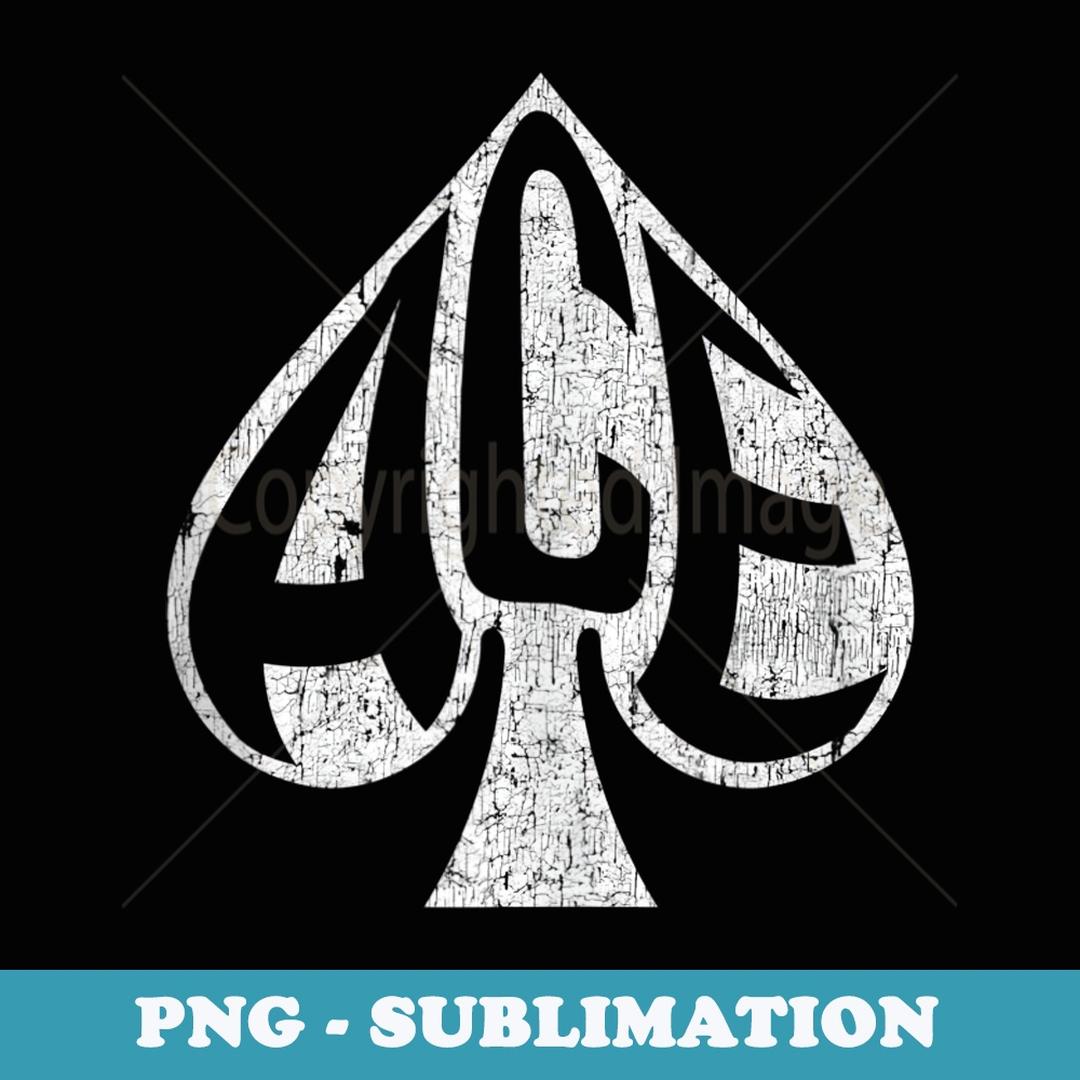 Vintage 60s Style Ace of Spades Texas Hold'em Playing Card - | Inspire ...