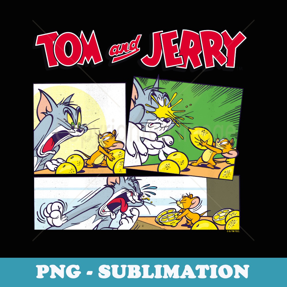 Tom and Jerry Classic Lemon Juice Scene Panels Retro - Exclu | Inspire ...