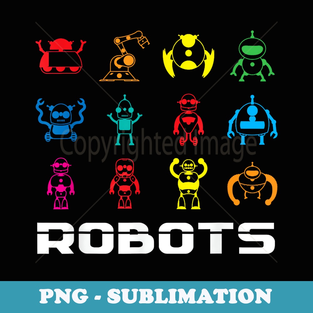 Retro Robots Vintage Robotic Engineering - PNG Transparent S | Inspire ...