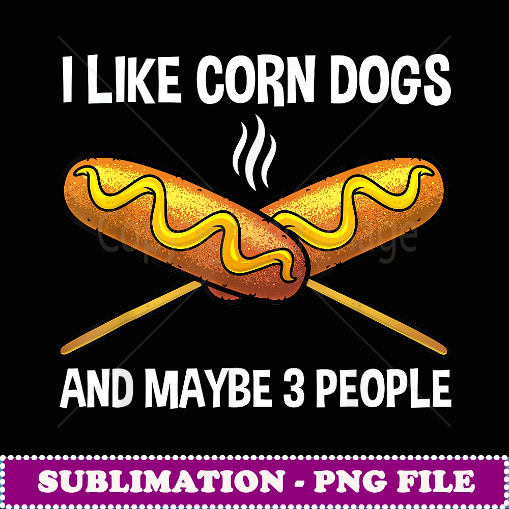 Funny Corn Dog Git For Men Women Hotdog Sausage Foodie - | Inspire Uplift