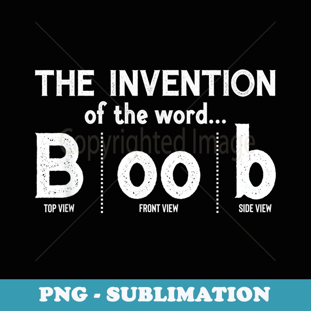 Invention of the Word Boob Top Side Front View Adult Joke - | Inspire ...