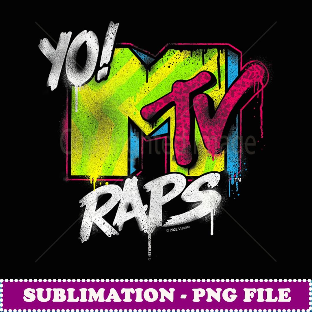 MTV Yo! MTV Raps Vintage Spray Can Logo - High-Resolution PN | Inspire ...