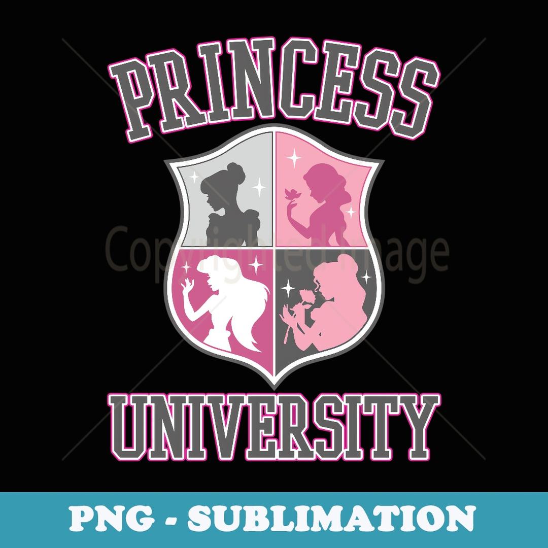 Disney Princess University College Text Logo - Retro PNG Sub | Inspire ...