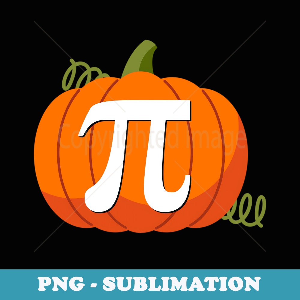 Pumpkin Pi Halloween Math Teacher - PNG Transparent Sublimat | Inspire ...