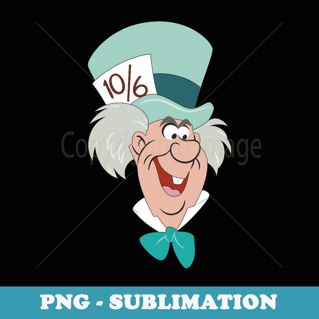 Disney Alice In Wonderland Mad Hatter Big Face - PNG Transpa | Inspire ...