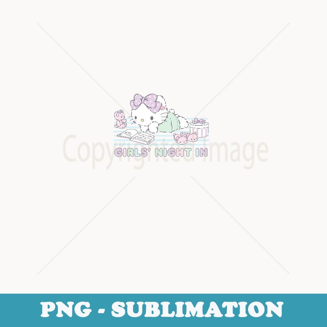 Hello Kitty Girls Night In Reading - PNG Sublimation Digital | Inspire ...