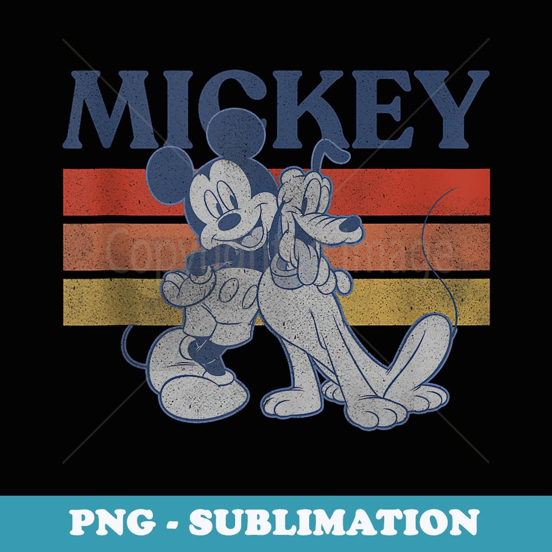Disney Mickey And Friends Mickey And Pluto Retro - PNG Trans | Inspire ...