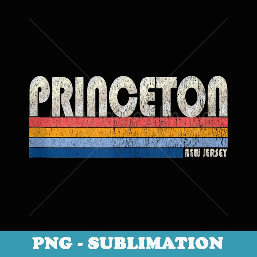 Vintage 70s 80s Style Princeton NJ - PNG Sublimation Digital | Inspire ...