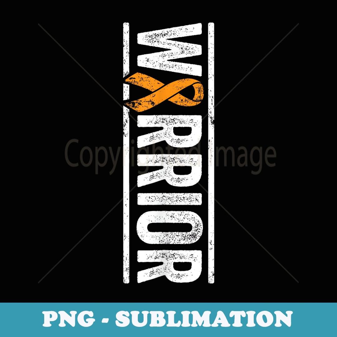 Multiple Sclerosis Warrior - Vertical MS Awareness Ribbon | Inspire Uplift
