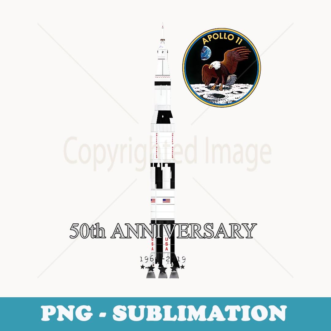 Apollo 11 Saturn V Badge Pacht 50th Moon Landing Anniversary | Inspire ...