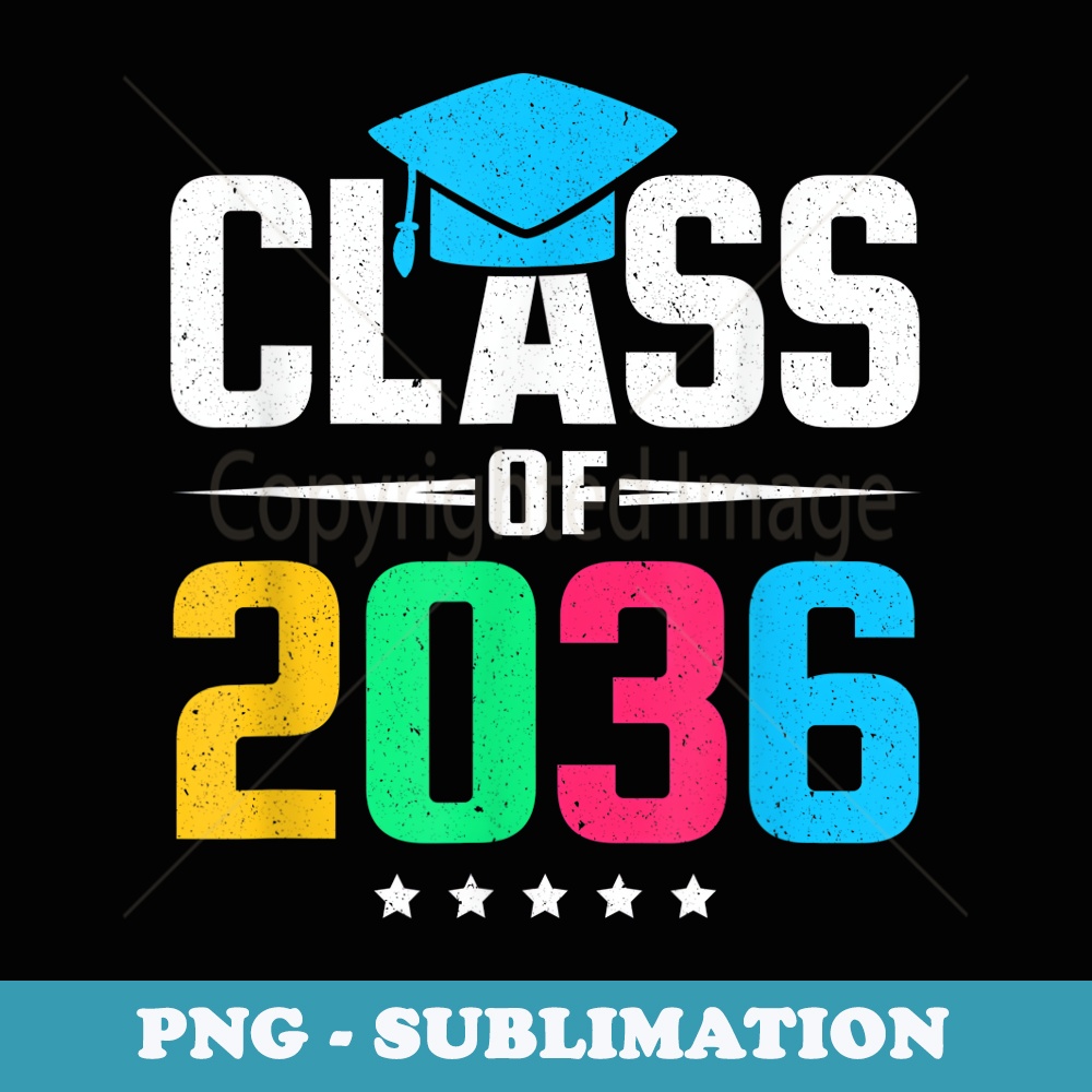 First Day of School Class of 2036 Future Graduates - PNG Tra | Inspire ...