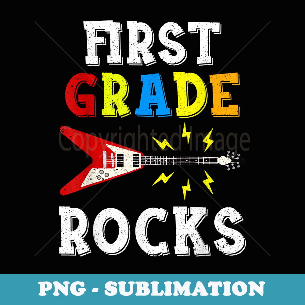 First Grade Rocks Guitar Music s First Day Of School - Insta | Inspire ...