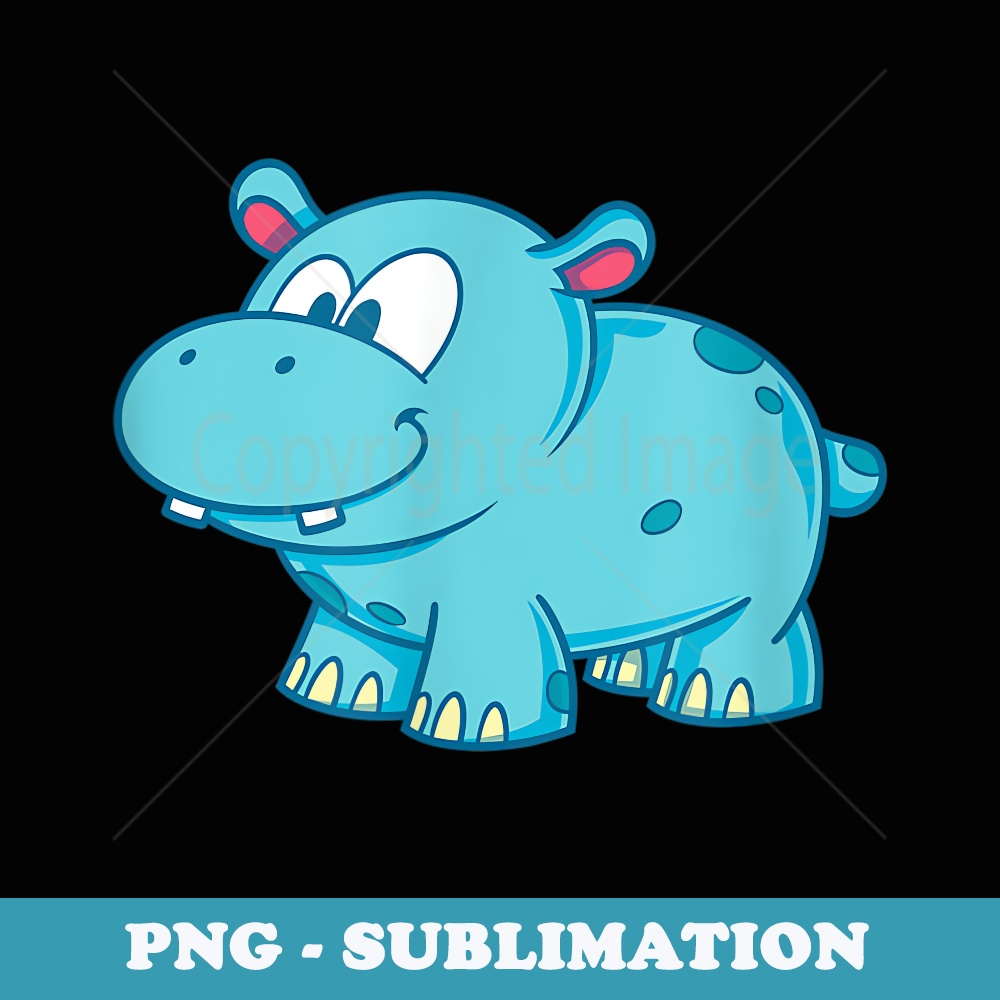 Funny Hippo - Exclusive Sublimation Digital File | Inspire Uplift