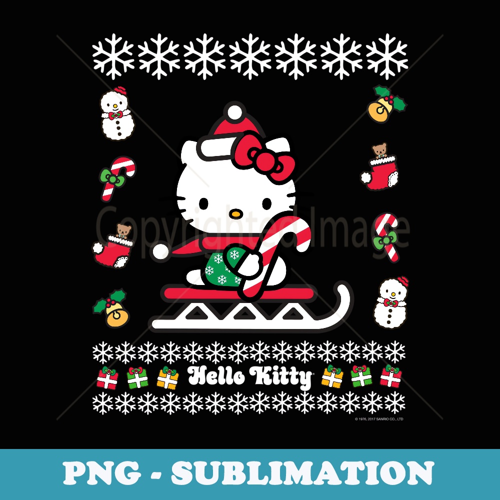 Hello Kitty Ugly Christmas er - Signature Sublimation PNG Fi | Inspire ...
