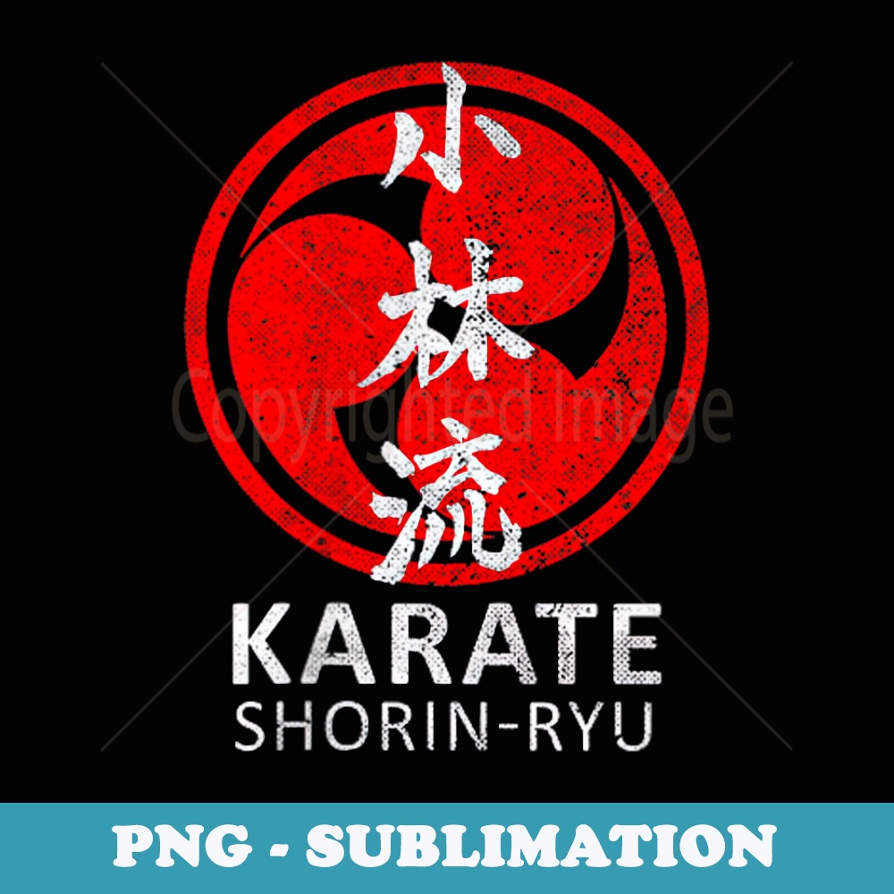 Shorin Ryu Karate Symbol Kanji Japan Martial Art Vintage MMA | Inspire ...