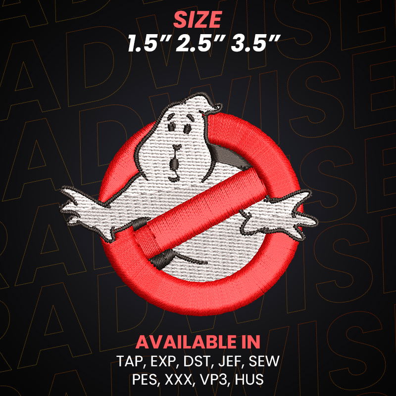 HUNTING GHOSTS Inspired Embroidery Design | Inspire Uplift