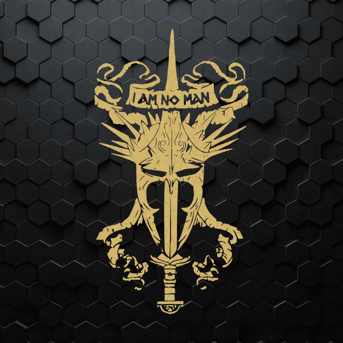 I Am No Man Dark Academia Books SVG | Inspire Uplift