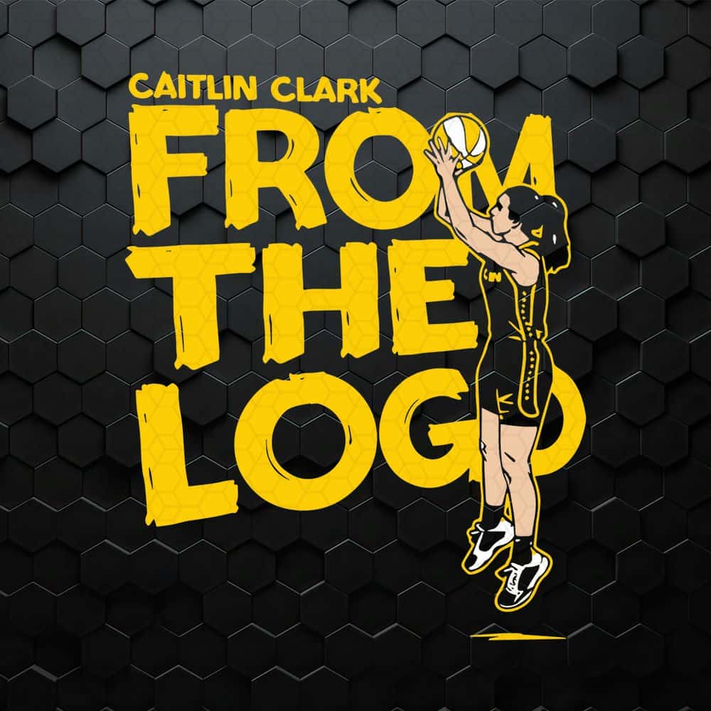 Caitlin Clark From The Logo Wnba Player SVG | Inspire Uplift