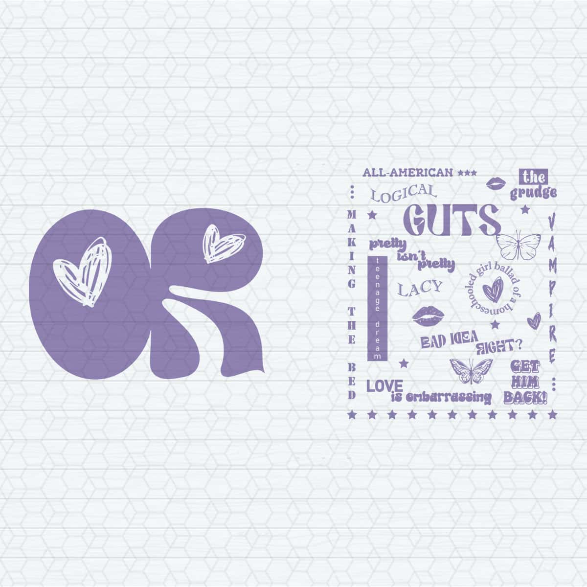 Olivia Rodrigo Guts Tour 2024 Concert SVG - Inspire Uplift