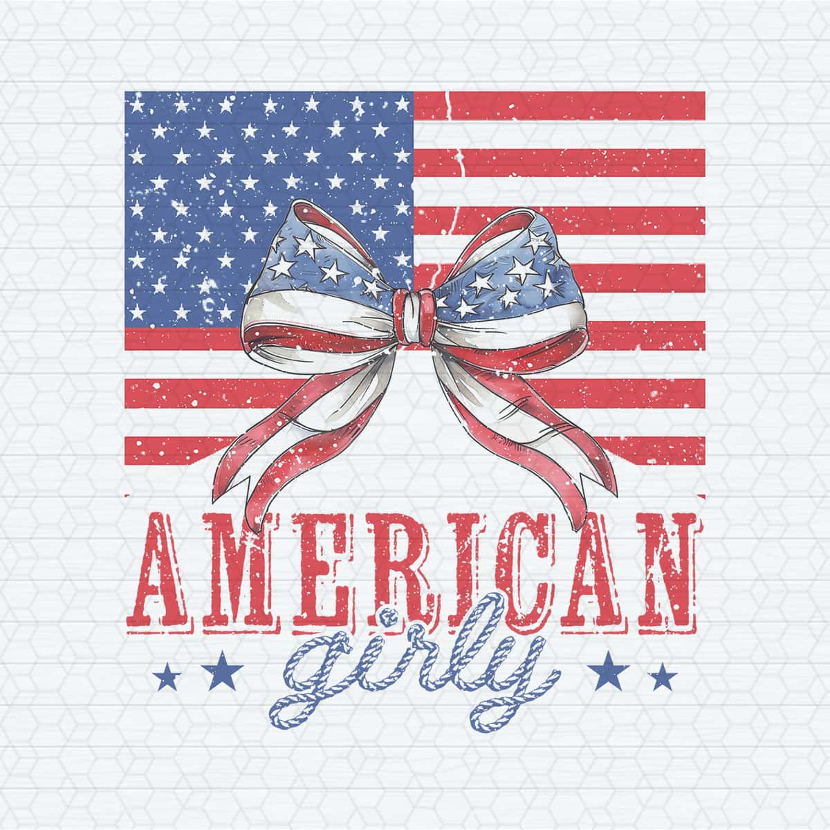 American Girly Graphic PNG | Inspire Uplift
