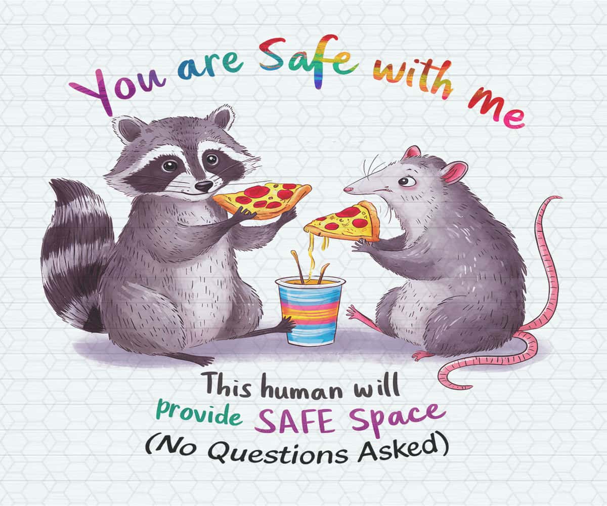 Proud Ally You Are Safe With Me PNG | Inspire Uplift