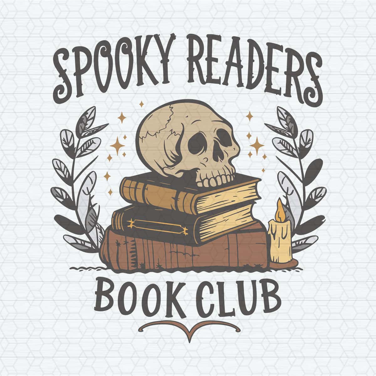 Spooky Readers Book Club Gift For Book Lover SVG | Inspire Uplift
