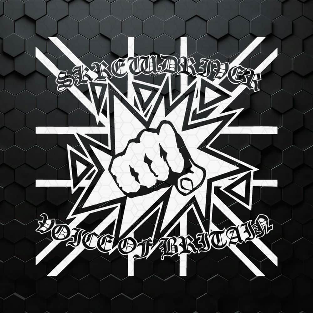 Retro Skrewdriver Voice Of Britain SVG | Inspire Uplift