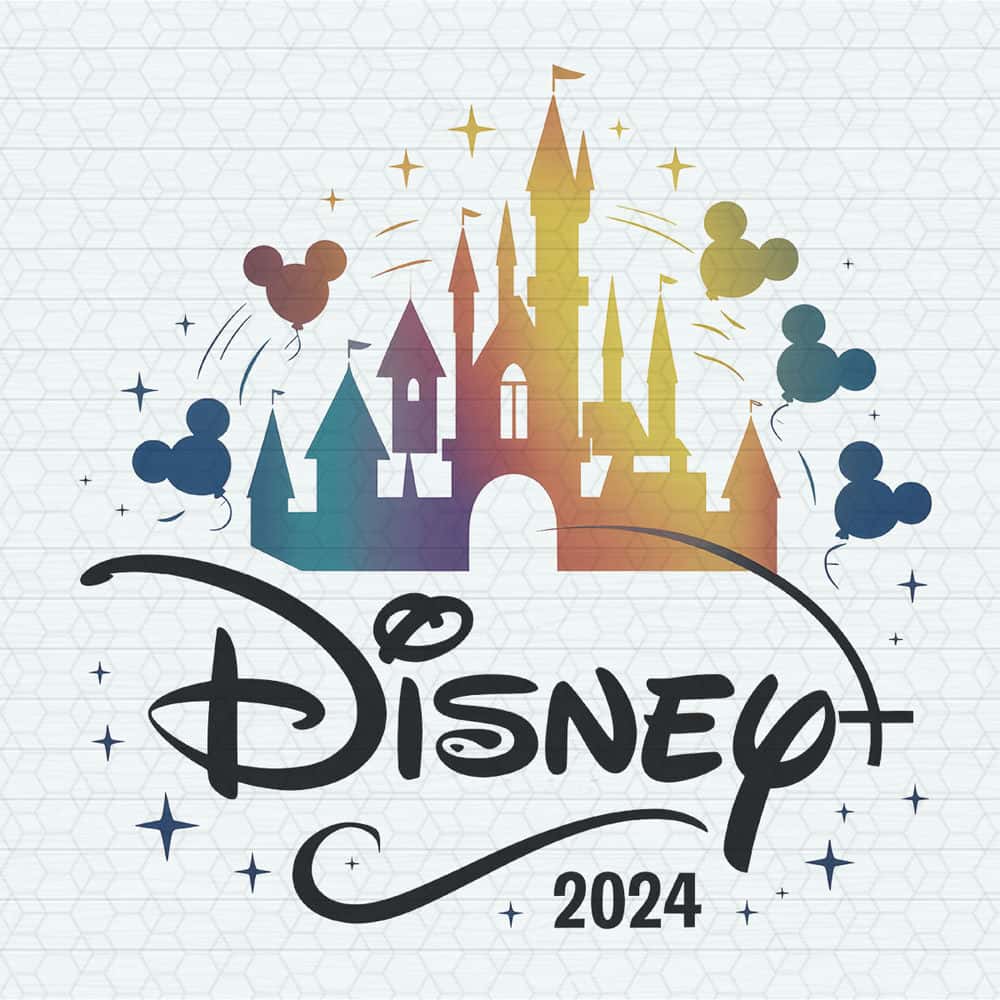 Retro Disney 2024 Magical Castle PNG | Inspire Uplift