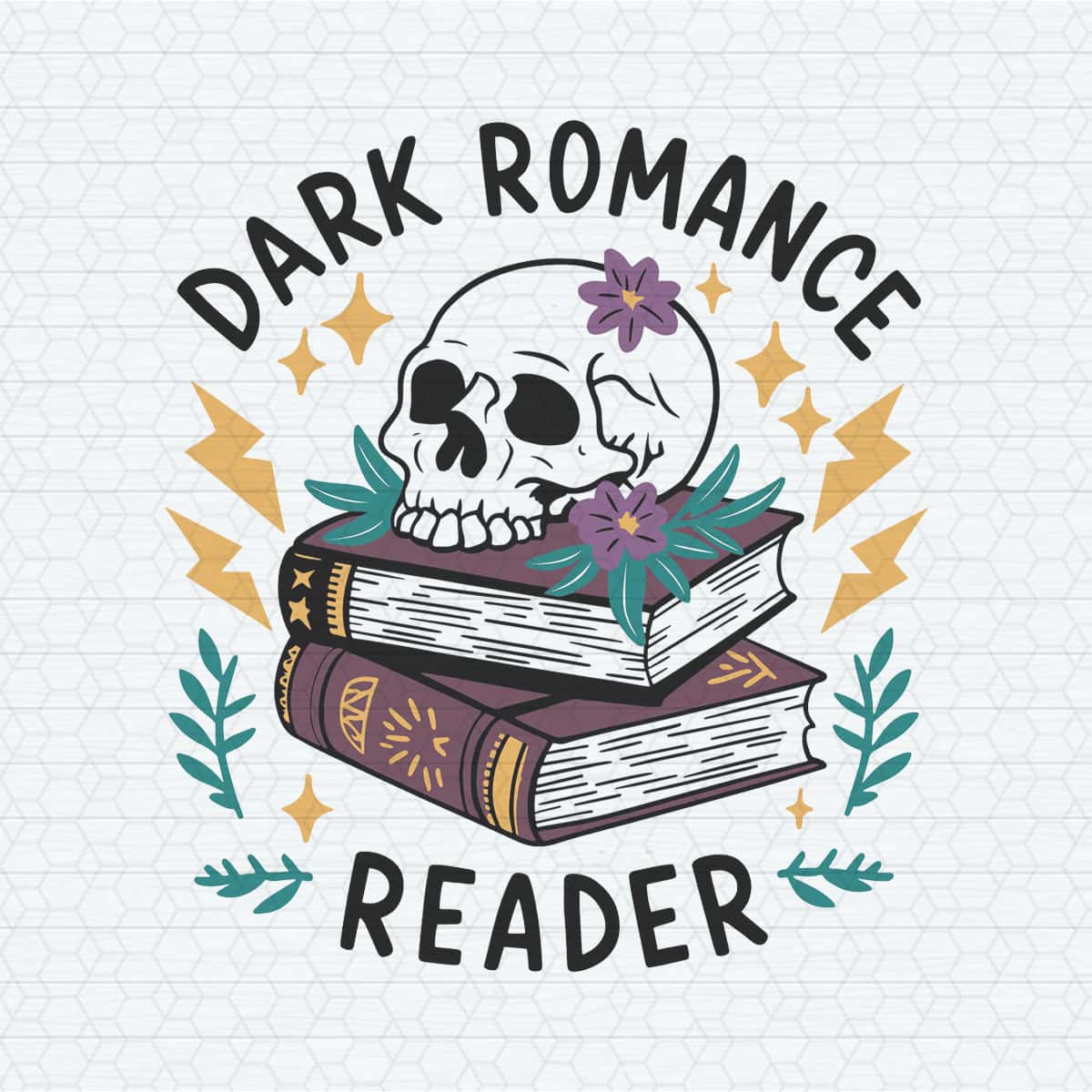 Dark Romance Reader Book Lover Gift SVG | Inspire Uplift