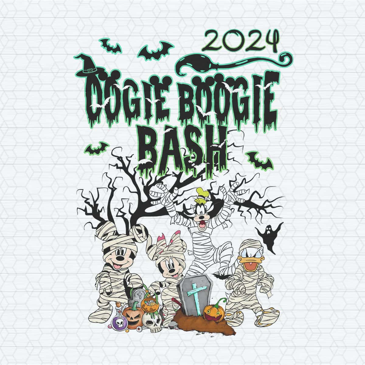 Retro Oogie Boogie Bash 2024 Mickey PNG | Inspire Uplift