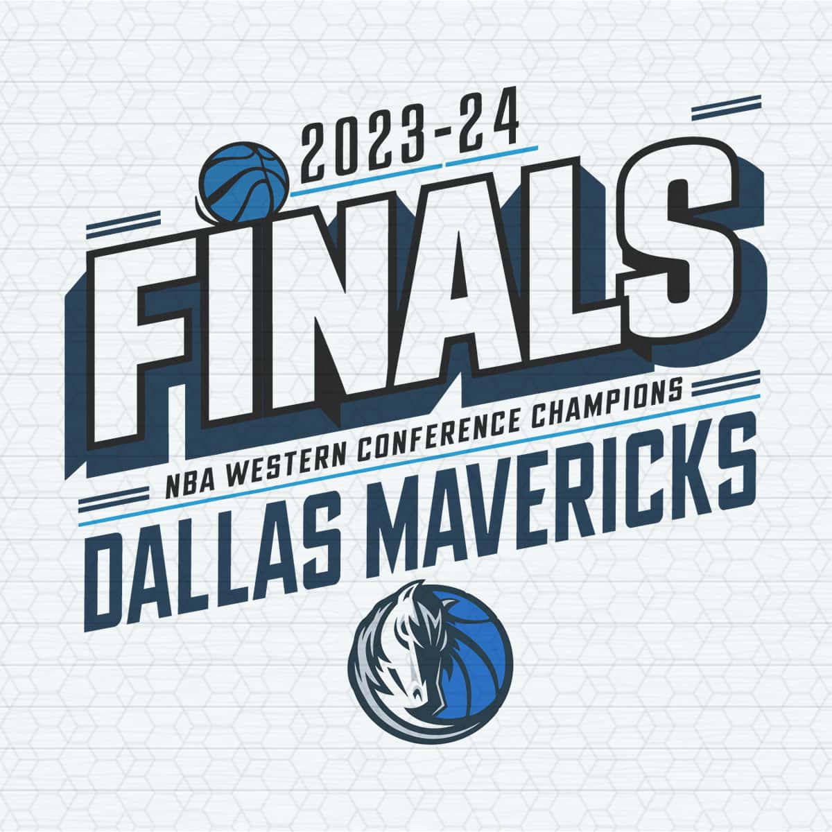 Nba Western Conference Champions 2024 Mavericks SVG | Inspire Uplift