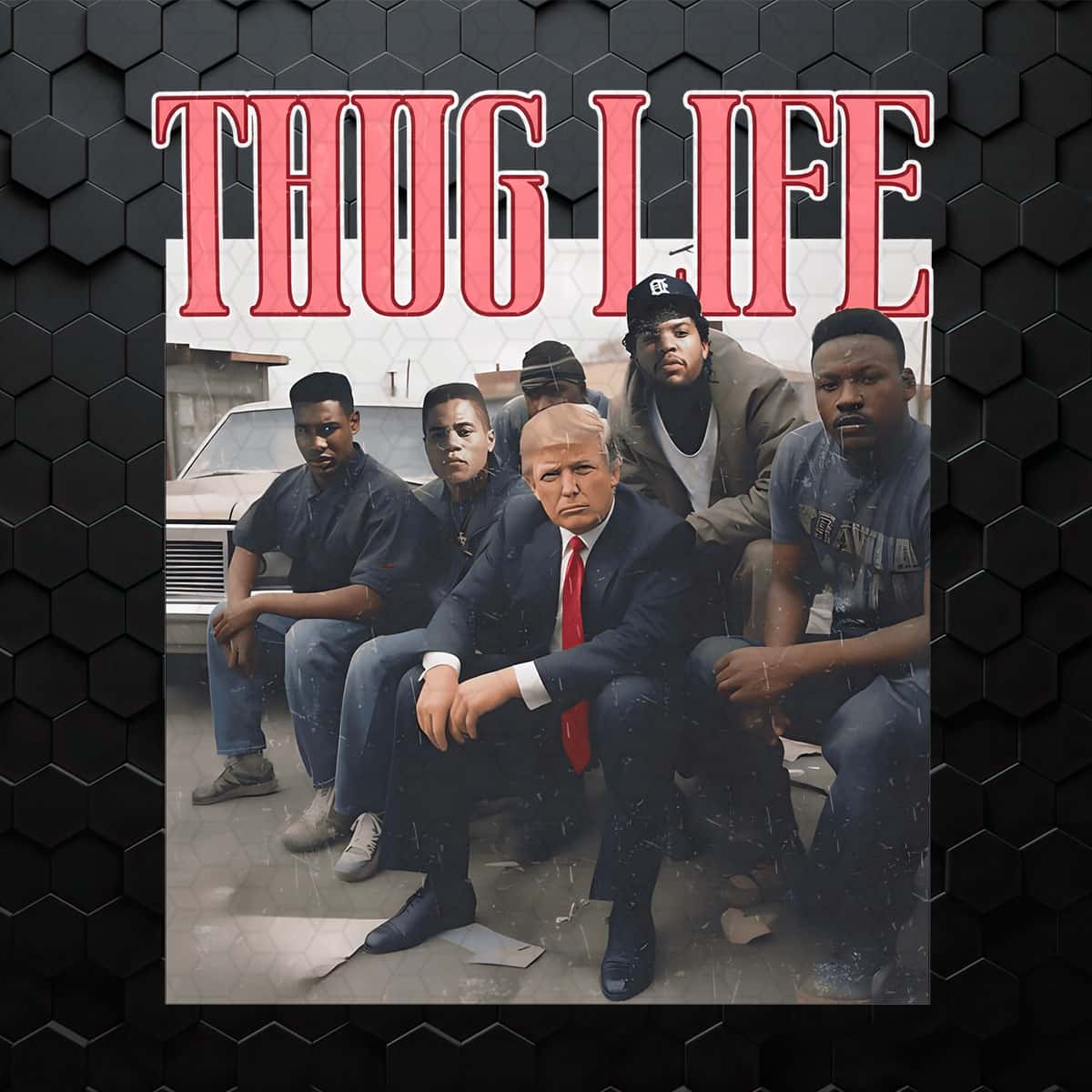Funny Thug Life Trump And Friends PNG - Inspire Uplift