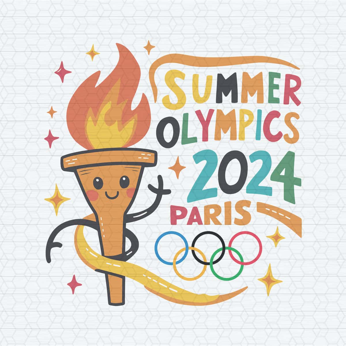 Summer Olympics 2024 Paris Support SVG | Inspire Uplift
