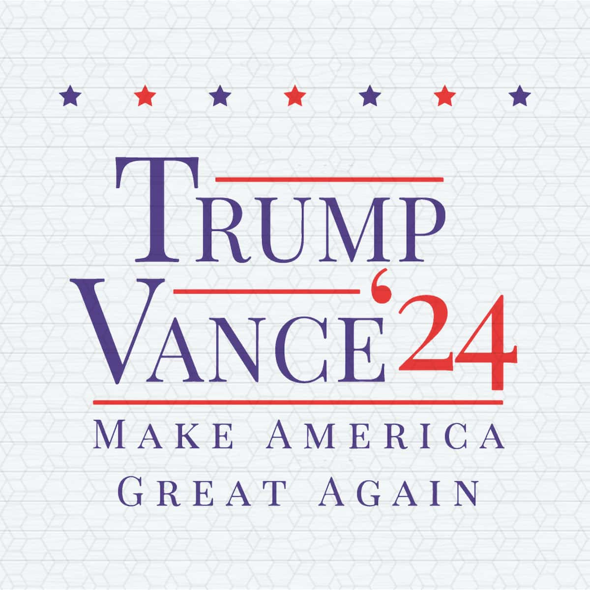 Retro Trump Vance 24 Make American Great Again SVG | Inspire Uplift