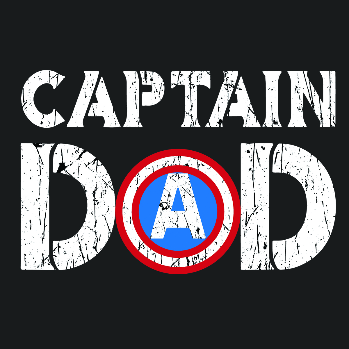 Captain Dad Superhero Men Fathers Day Svg Fathers Day Svg | Inspire Uplift