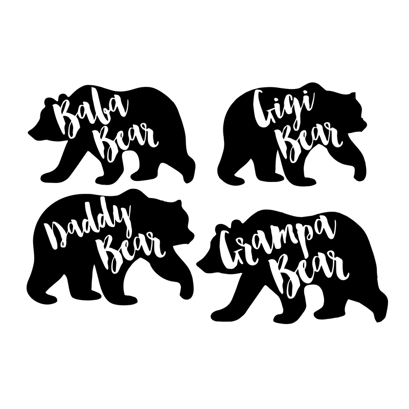 Family bear SVG Files For Silhouette, Files For Cricut, SVG, | Inspire ...