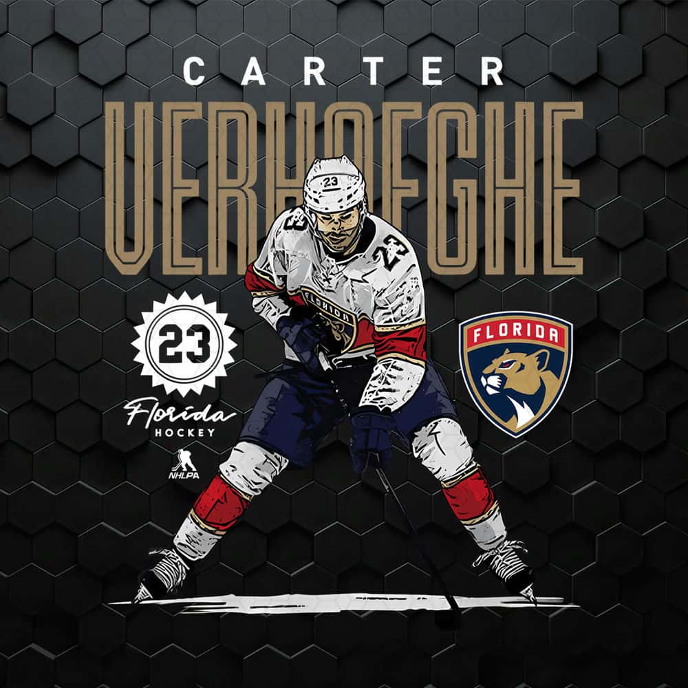 Carter Verhaeghe Florida Panthers hockey card PNG - Inspire Uplift