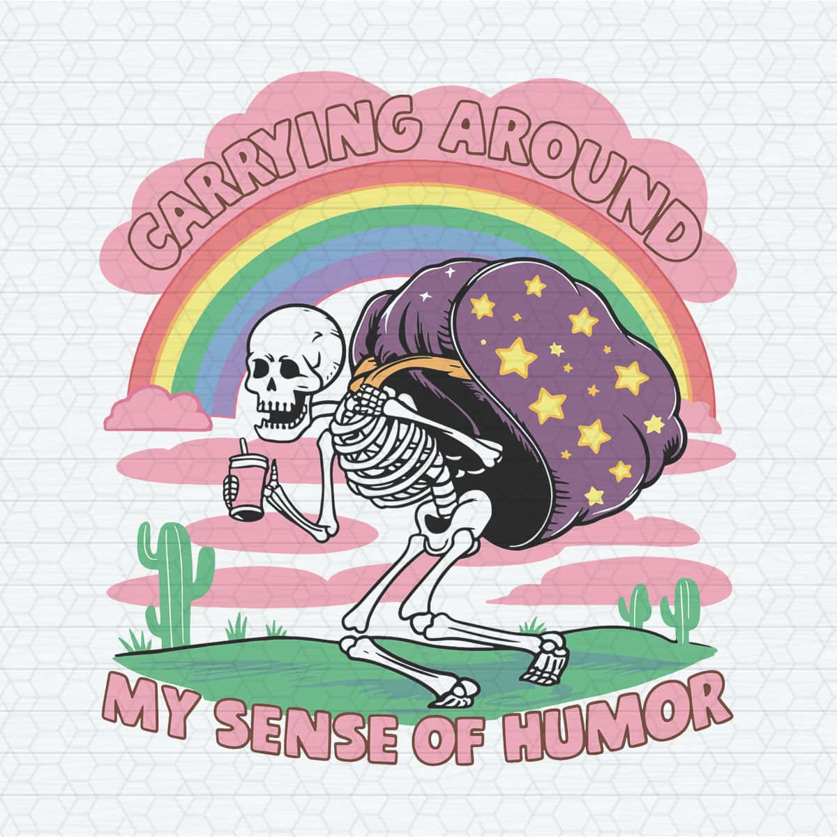 Funny Carrying Around My Sense Of Humor SVG Digital Download | Inspire ...