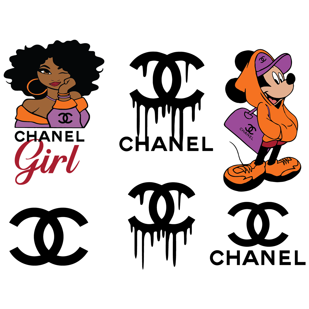 Logo High Fashion Svg Download Digital Svg Logo Download | Inspire Uplift