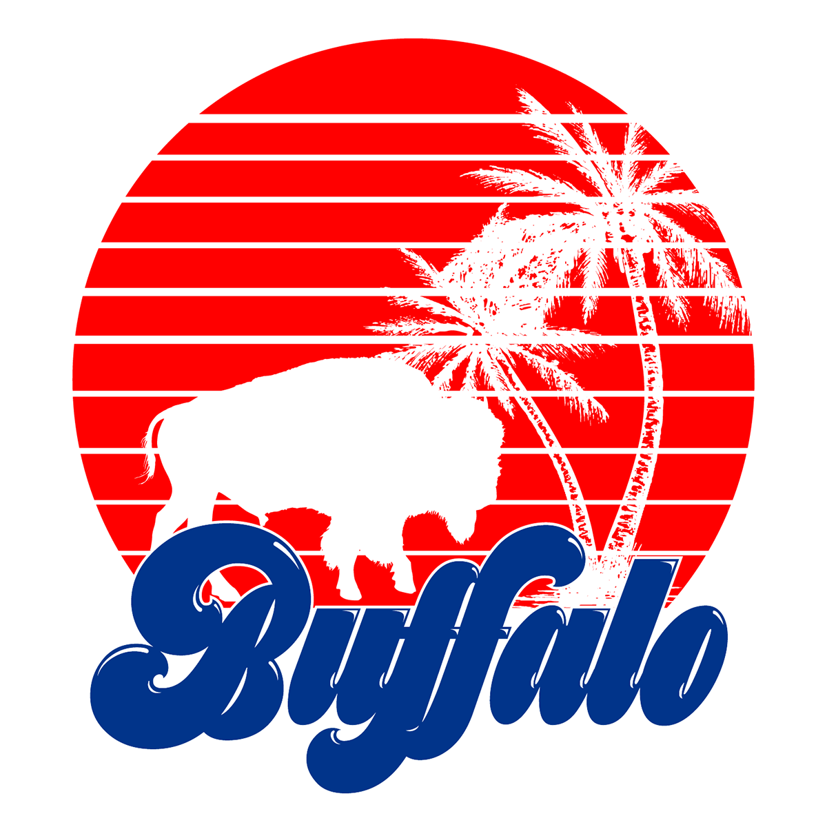 Buffalo Svg, Sport Svg, Digital Download | Inspire Uplift