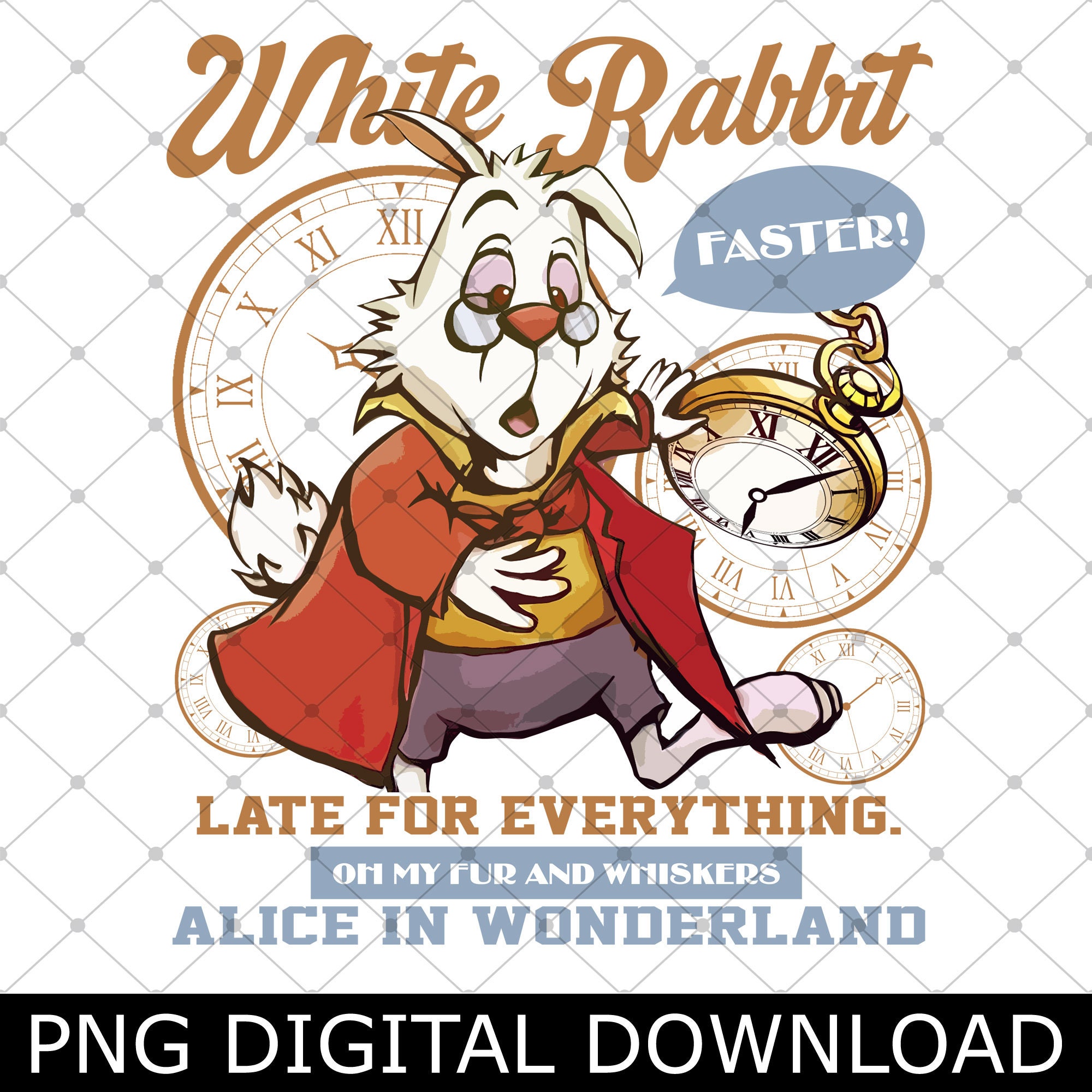 Rabbit Late For Everything Oh My Fur And Whiskers Png, Rabbi | Inspire ...